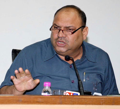 Mukesh Sharma at Press Conference